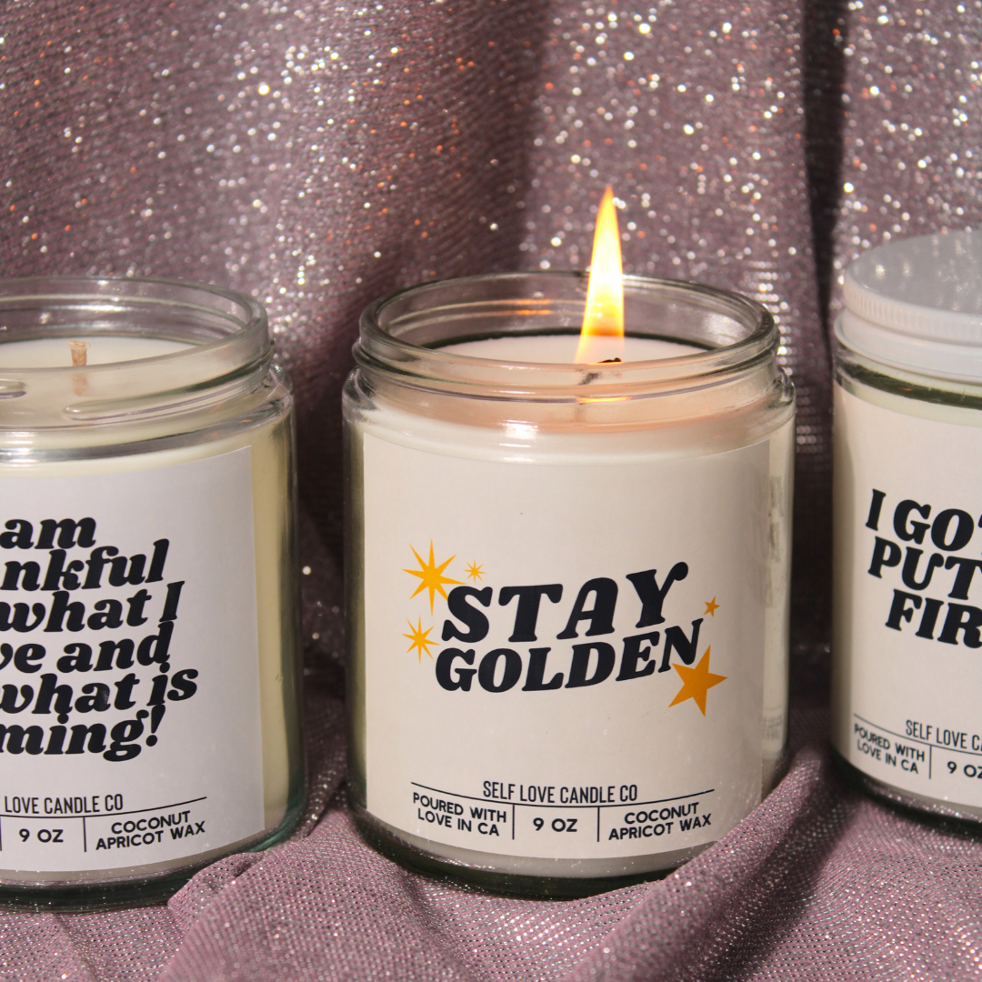 Stay Golden | Funny Flames Candle Co
